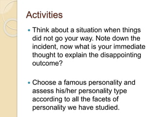 Defining negotiation personality | PPT