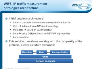 Defining ontologies for IP traffic measurements at MOI ISG | PPT