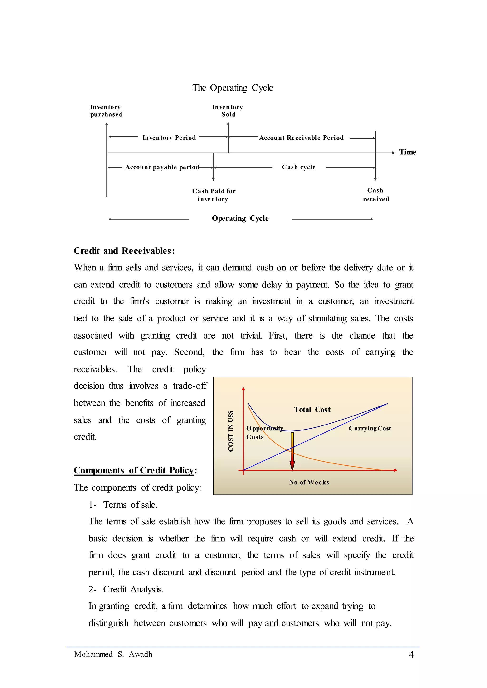 Defining optimum credit policy1 | DOCX