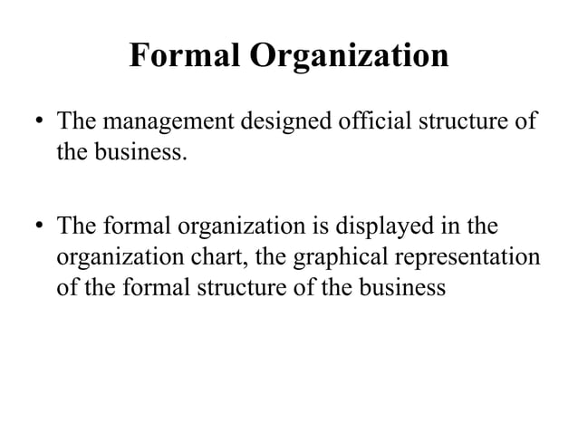 Defining organization | PPT