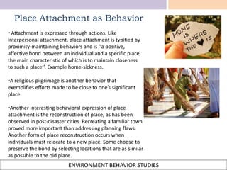 Defining place attachment | PPTX