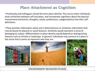 Defining place attachment | PPTX