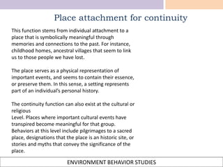 Defining place attachment | PPT