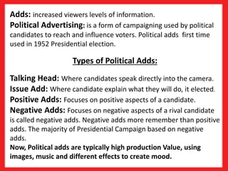 Defining political communication, political coverage & reality | PPTX