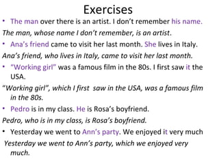 Defining relative clauses | PPT
