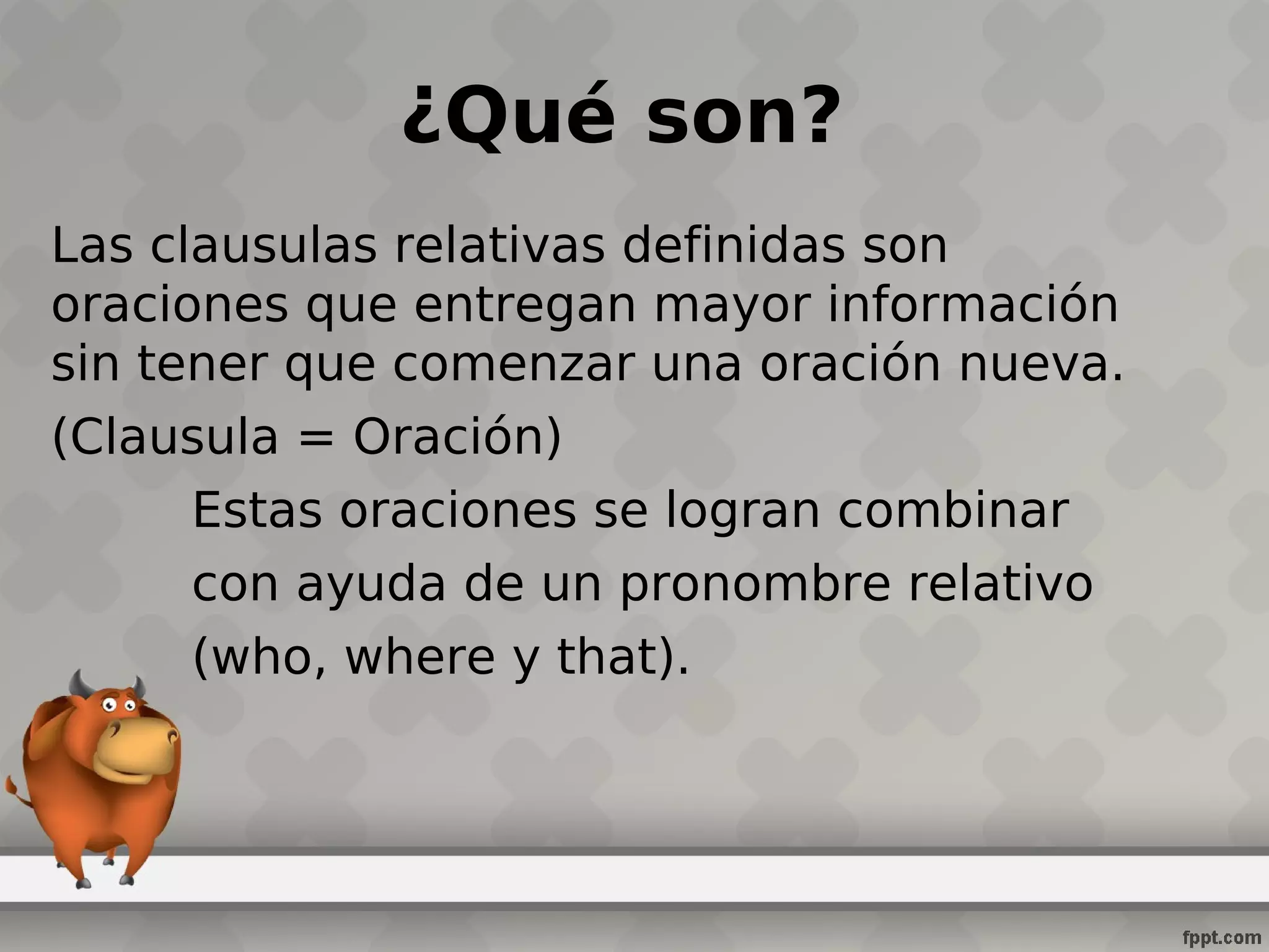 Defining relative clauses for kids | PPT