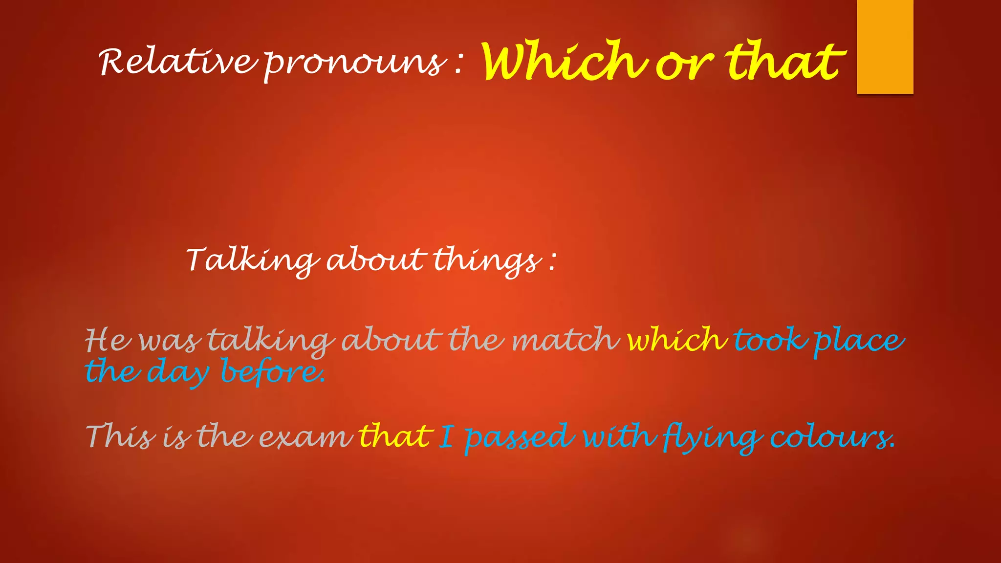 Defining relative clauses presentation | PPTX