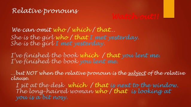 Defining relative clauses presentation | PPTX