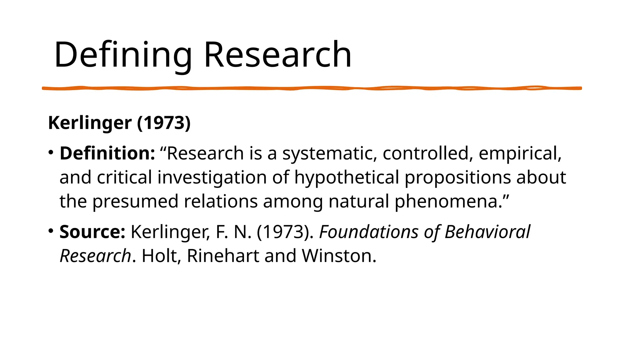Research: Concept, Definitions and Understanding | PPTX