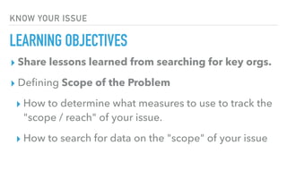 Defining Scope of the Problem | PDF