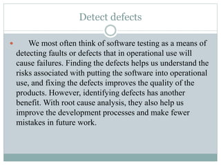 Defining software testing | PPT