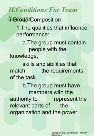 Defining team success (chapter 2) odp | ODP