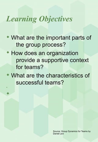 Defining team success (chapter 2) odp | ODP