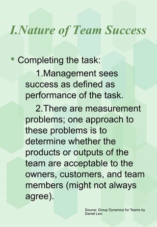 Defining team success (chapter 2) odp | ODP
