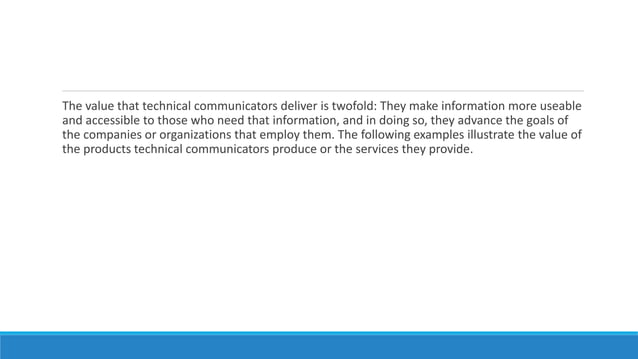 Defining technical communication | PPT