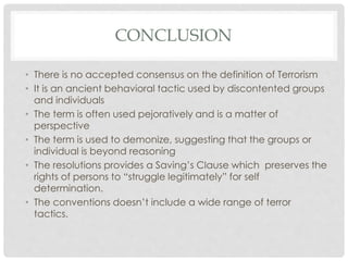 Defining terrorism..2 | PPT