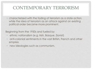 Defining terrorism..2 | PPTX