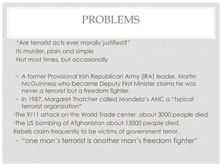 Defining terrorism..2 | PPTX