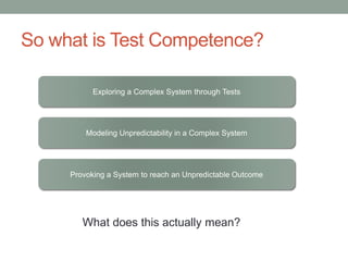 Defining Test Competence | PPT