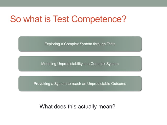 Defining Test Competence | PPT