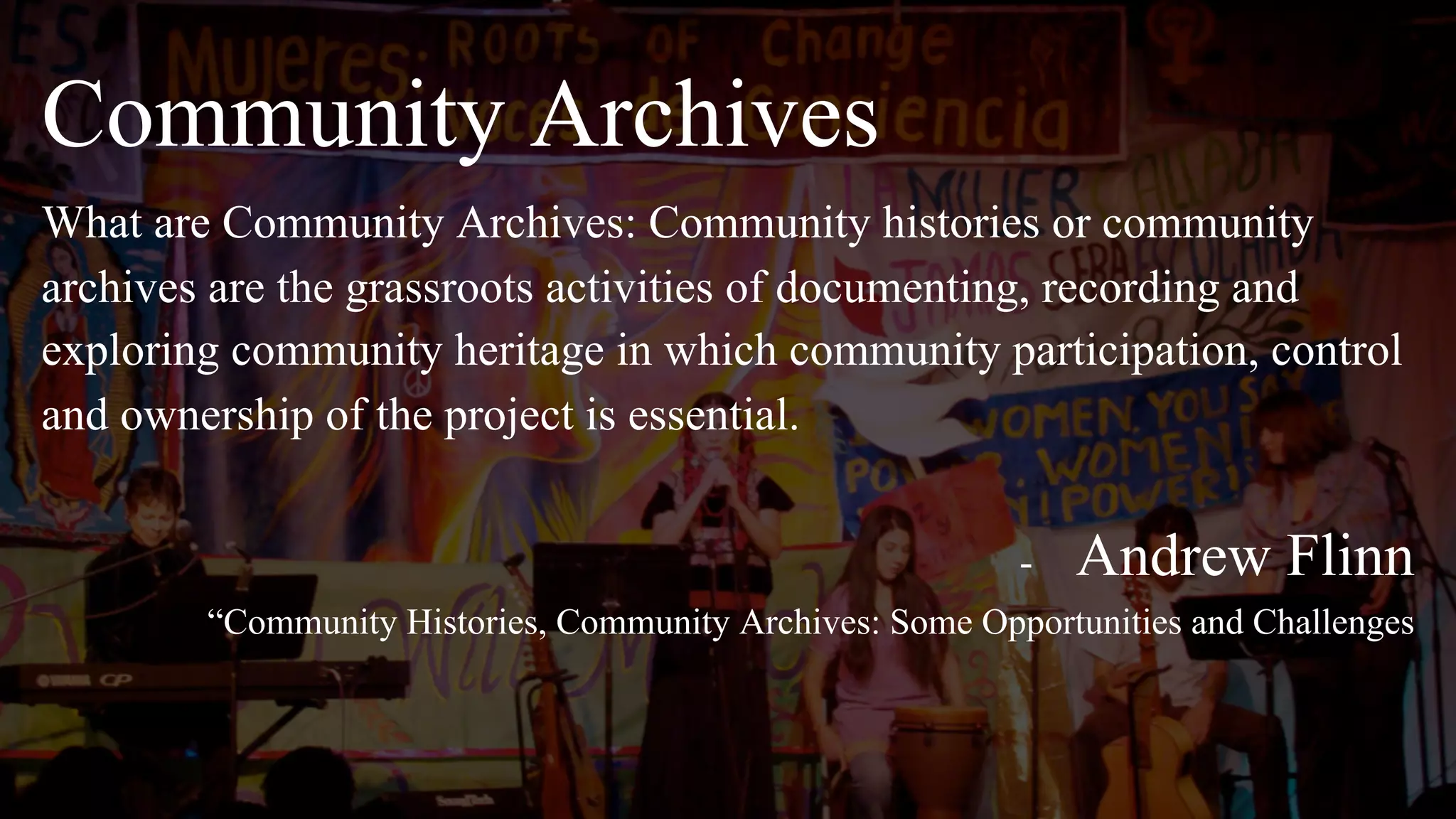 Defining the Archive on Our Terms: A Look at the Esperanza Peace and ...