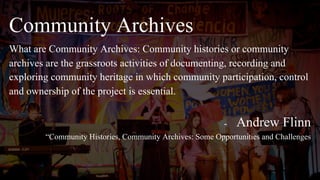 Defining the Archive on Our Terms: A Look at the Esperanza Peace and ...