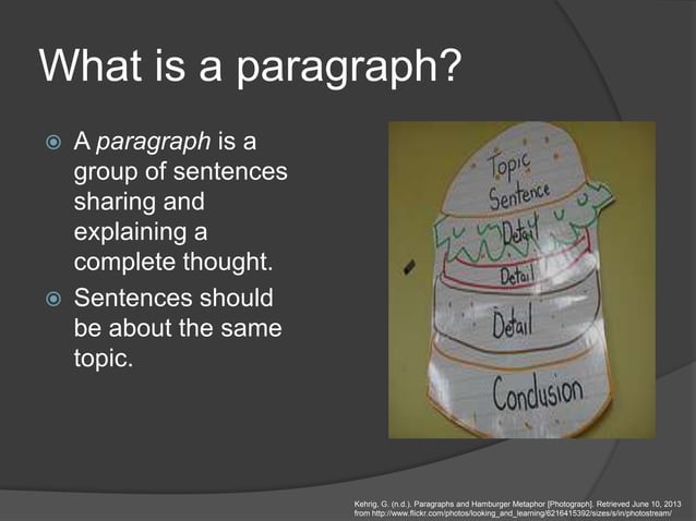 Defining the Paragraph: The Building Block of Writing | PPT