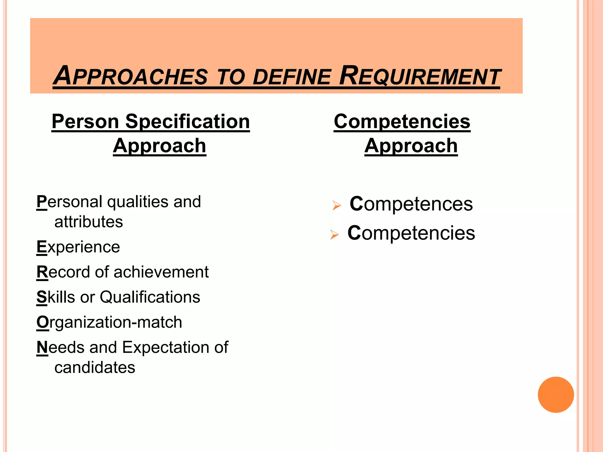 Defining the requirements | PPTX