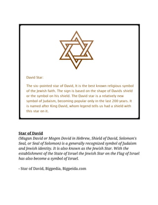 Defining the Star of David | PDF