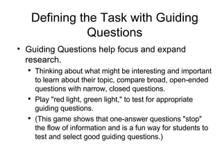 Defining The Task | PPT
