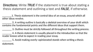 Defining the Thesis Statement EAPP4.pptx