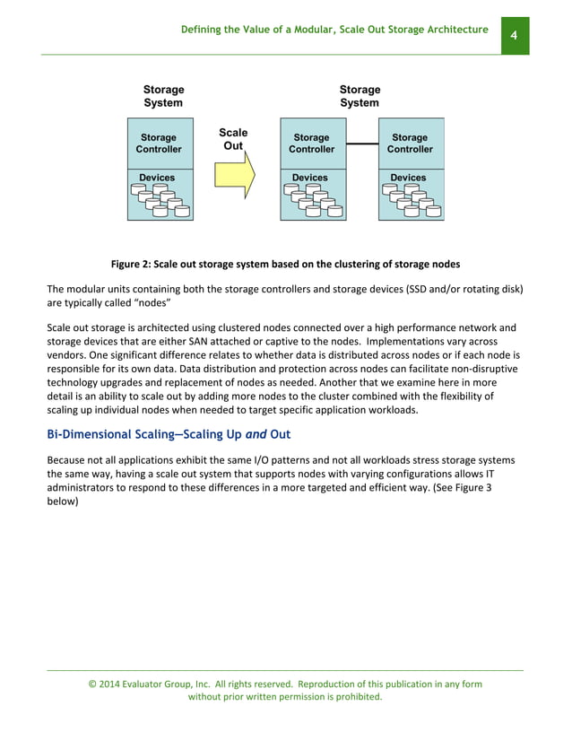Defining the Value of a Modular, Scale out Storage Architecture | PDF ...