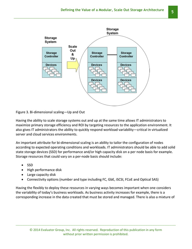 Defining the Value of a Modular, Scale out Storage Architecture | PDF ...