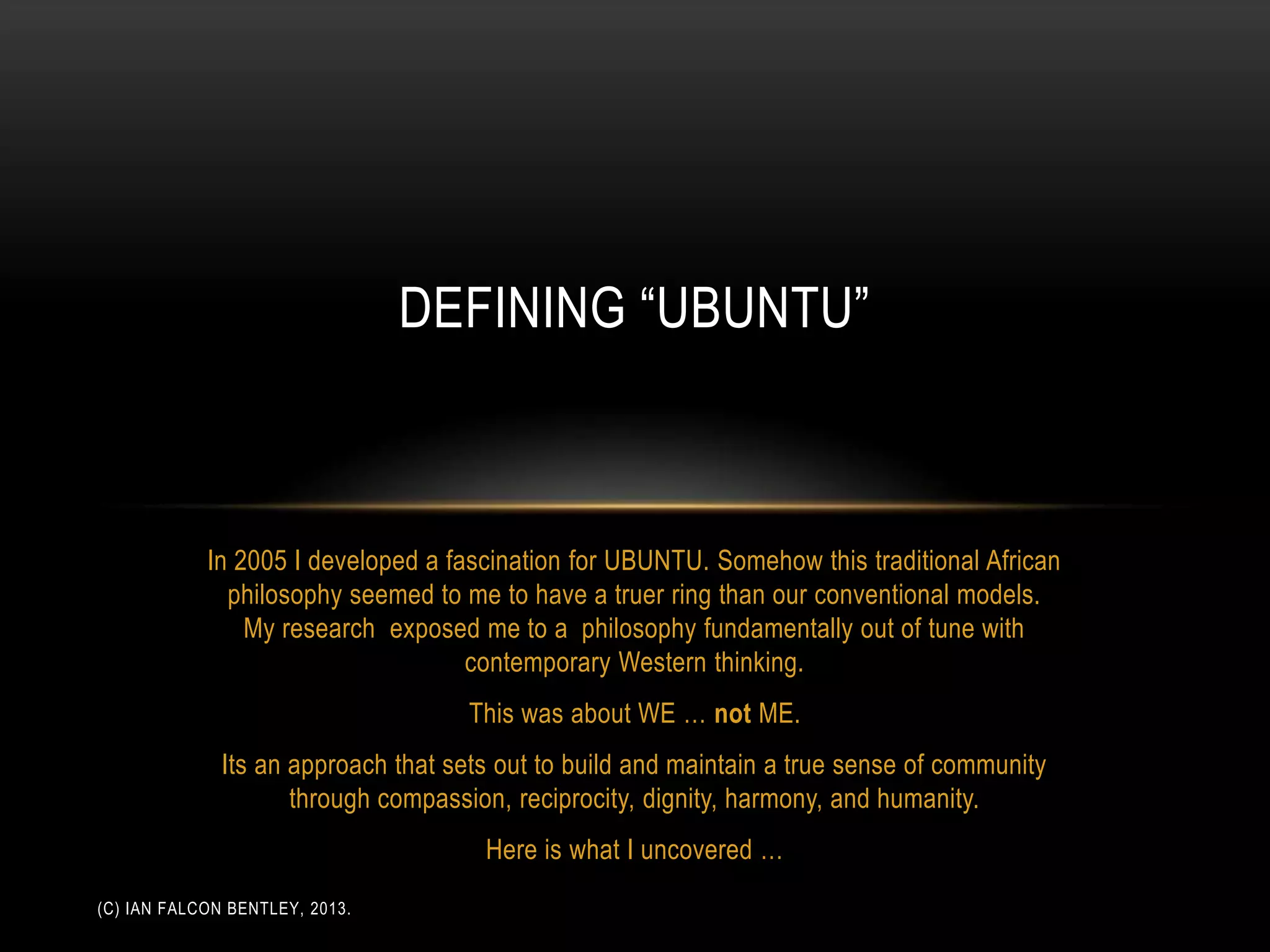 Defining ubuntu | PPTX