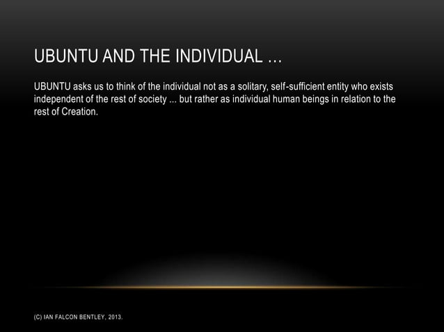 Defining ubuntu | PPTX