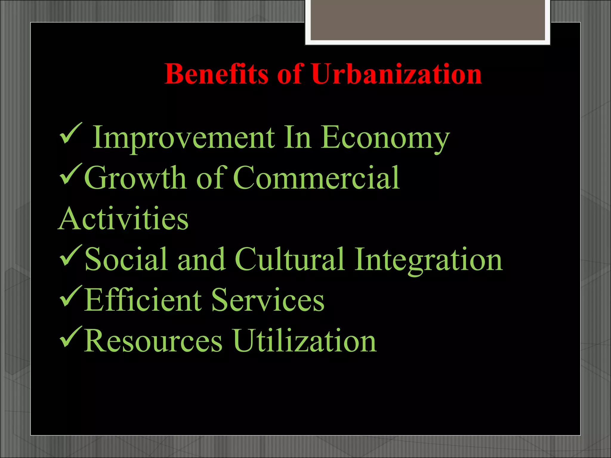 Defining Urban Urbanization and Urbanism | PPT