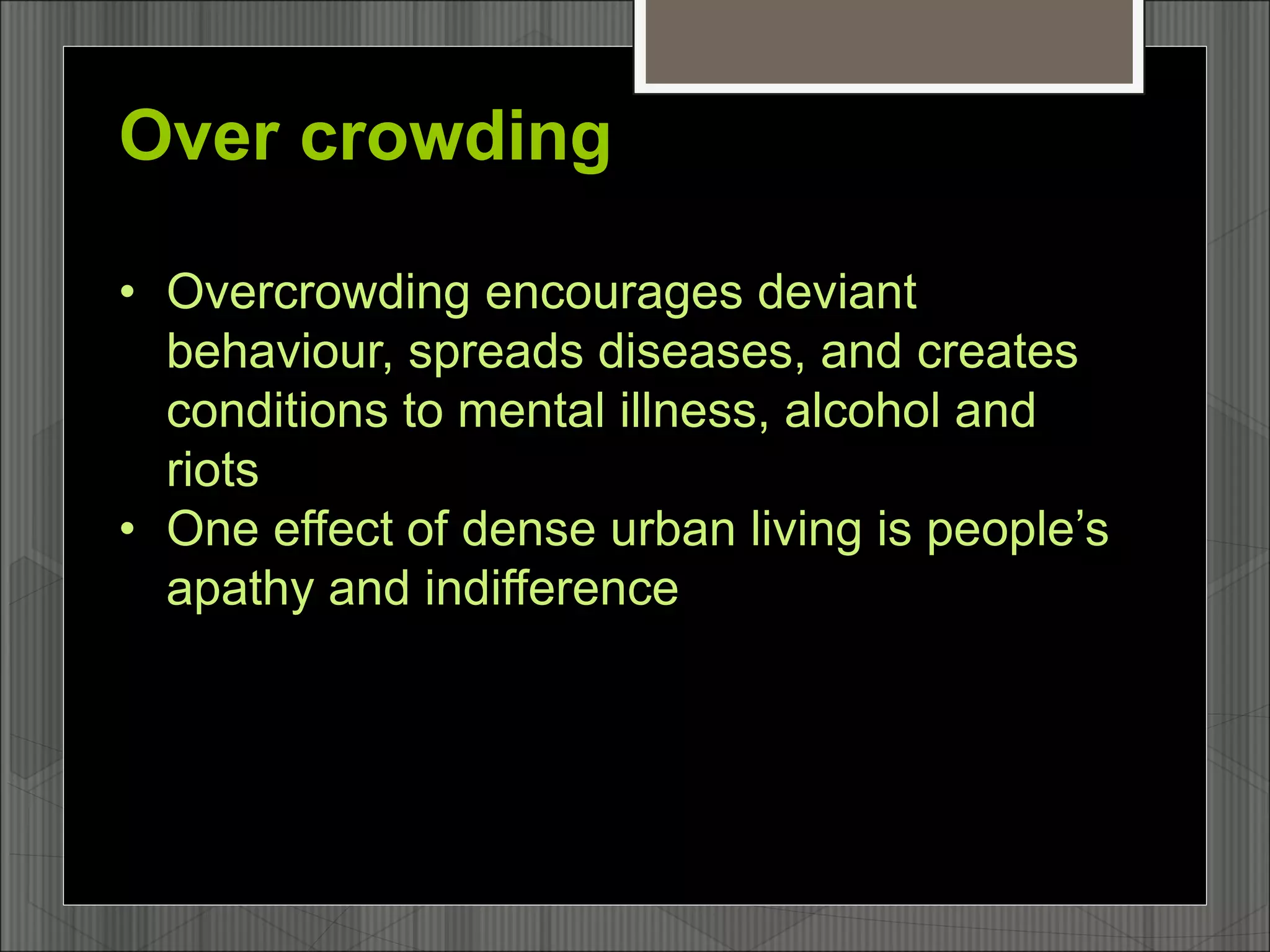 Defining Urban Urbanization and Urbanism | PPT