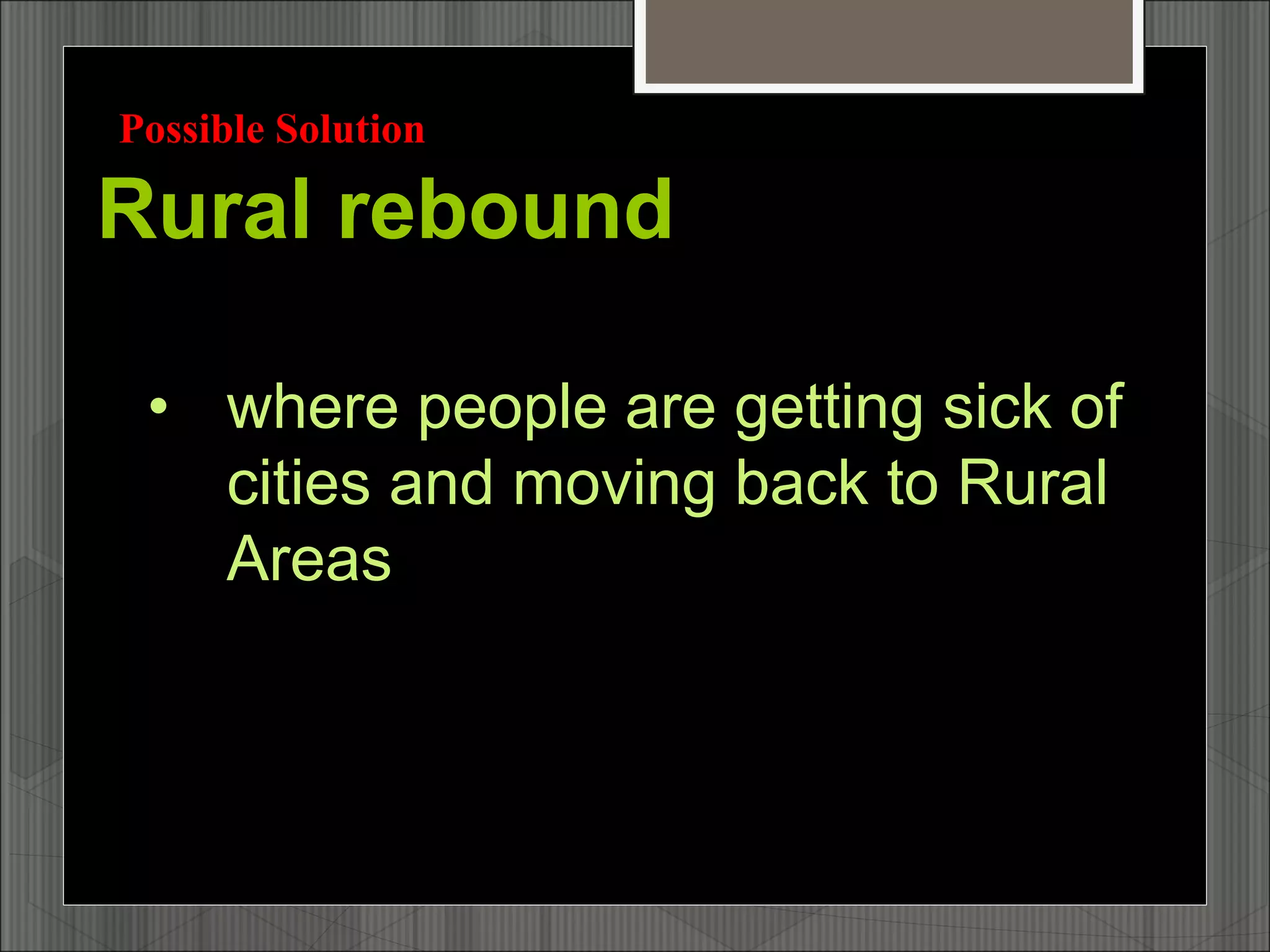 Defining Urban Urbanization and Urbanism | PPT