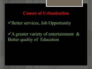 Defining Urban Urbanization and Urbanism | PPT