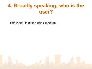 Defining users | PPTX | Technology & Computing