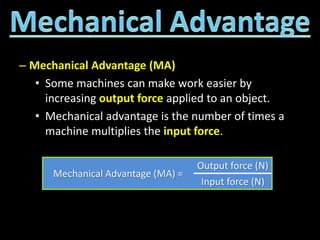 Work and Machines | PPT