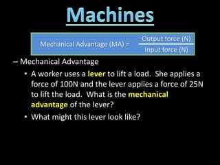 Work and Machines | PPT