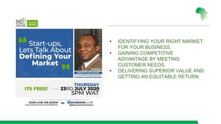 Defining your market: A critical step in crafting your business ...