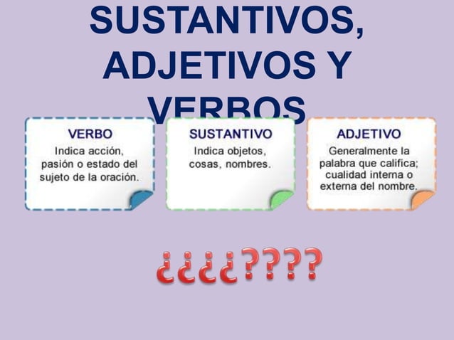 Definicion De Adjetivos Y Sus Tipos