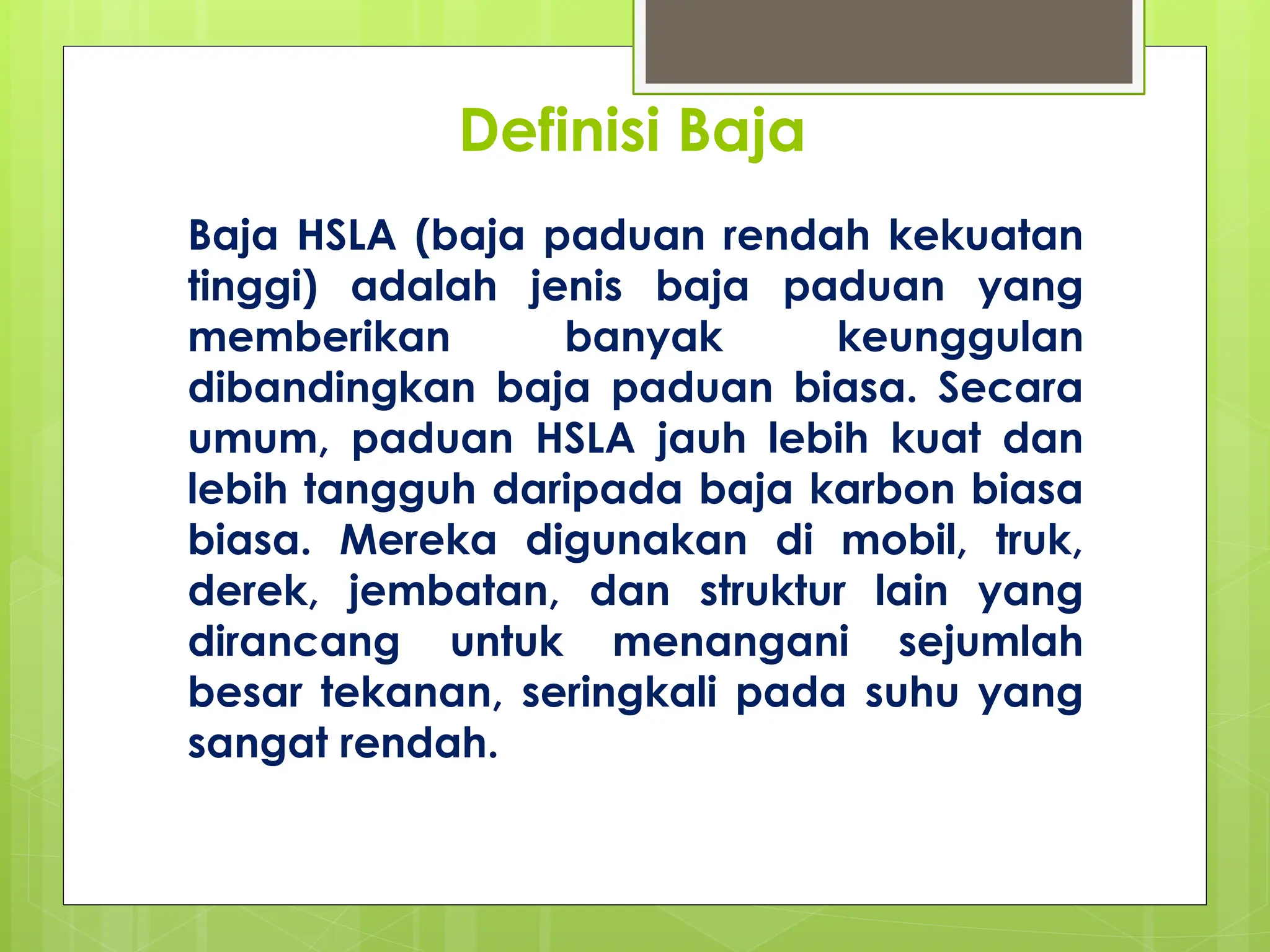 DEFINISI BAJA.pptx UNIVERSITAS INDO GLOBL | PPTX