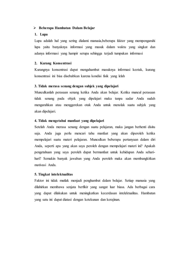 Definisi belajar | PDF