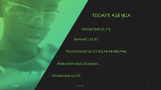 DEFINISI, CONTOH, DAN SANKSI UU ITE.pptx Muhammad Syafiq Wafi | PPTX