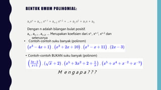 Definisi dan Kesamaan Polinomial kelas XI.pptx