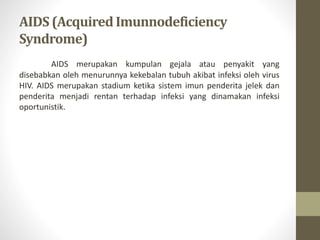 Definisi dan klasifikasi hiv | PPTX