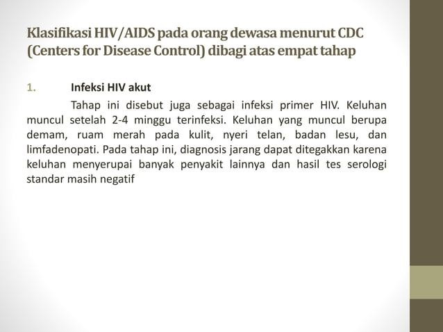 Definisi dan klasifikasi hiv | PPTX